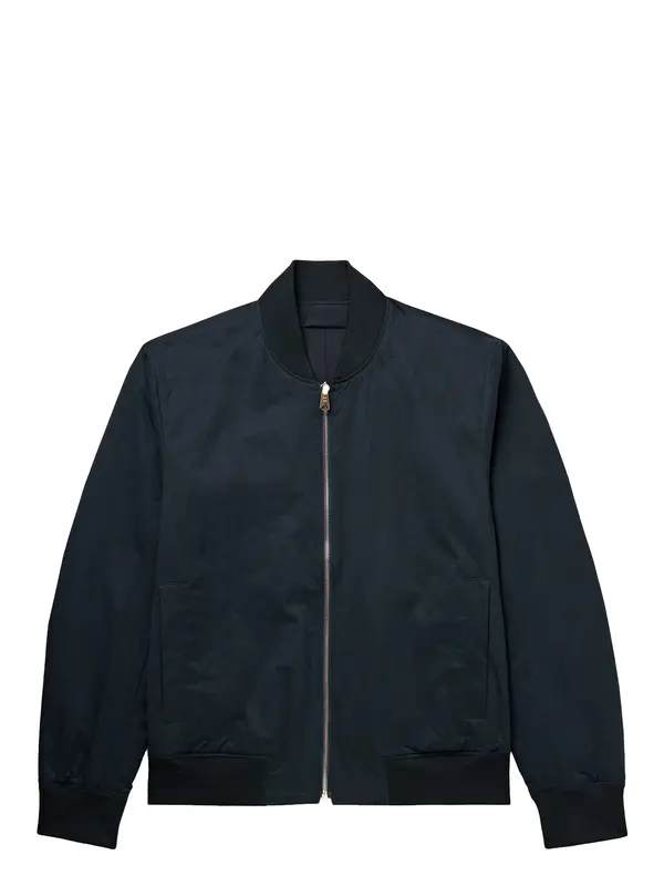 Paul Smith Reversible Nylon-blend Bomber Jacket - Blue