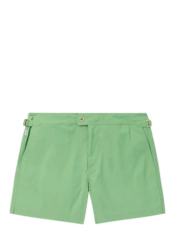 TOM FORD Slim-fit Short-length Swim Shorts - Green