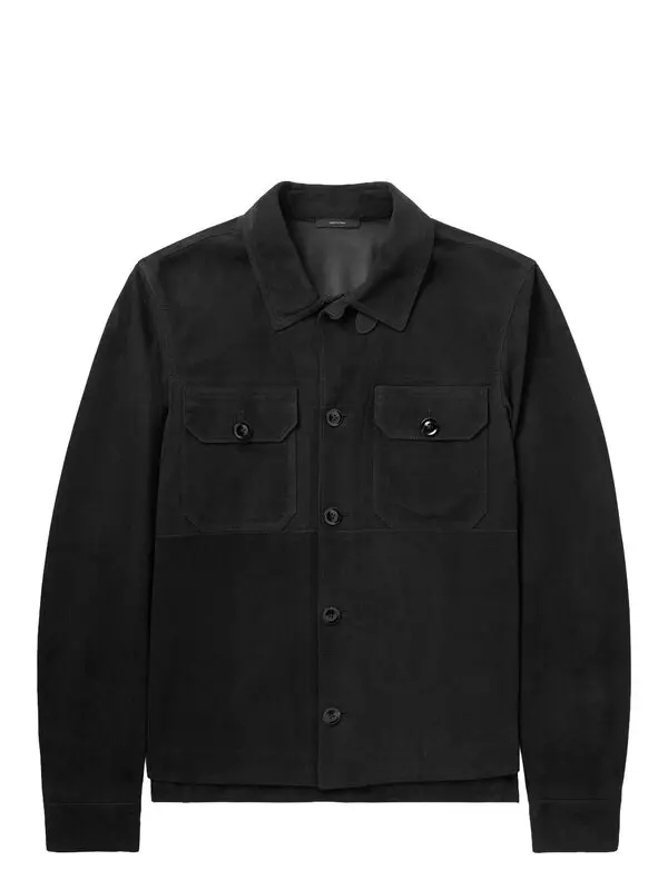 TOM FORD Suede Chore Jacket - Black