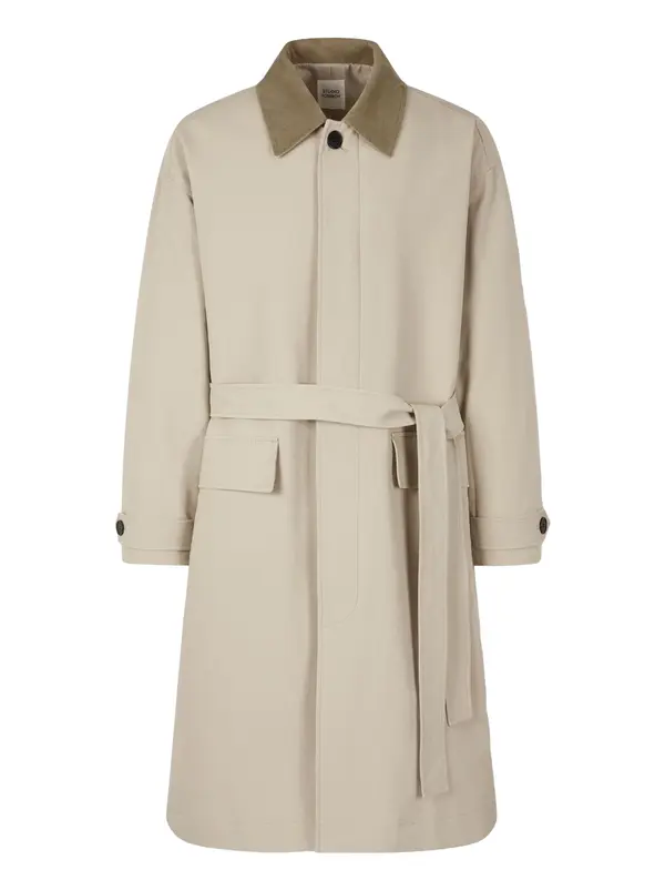 STUDIO TOMBOY Belted Trench Coat - Brown