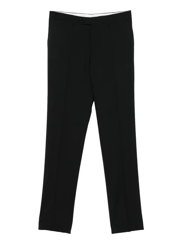 Canali Wool Trousers - Black