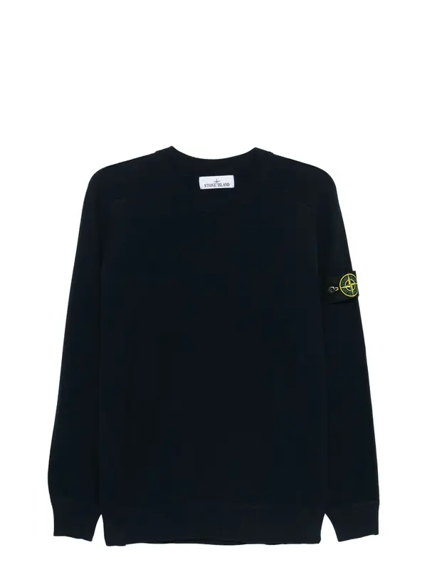 Stone Island Piqué-weave Sweatshirt - Blue