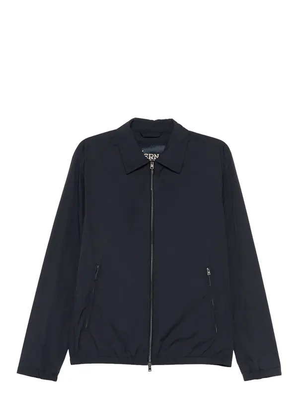 Herno Classic-collar Shirt Jacket - Blue
