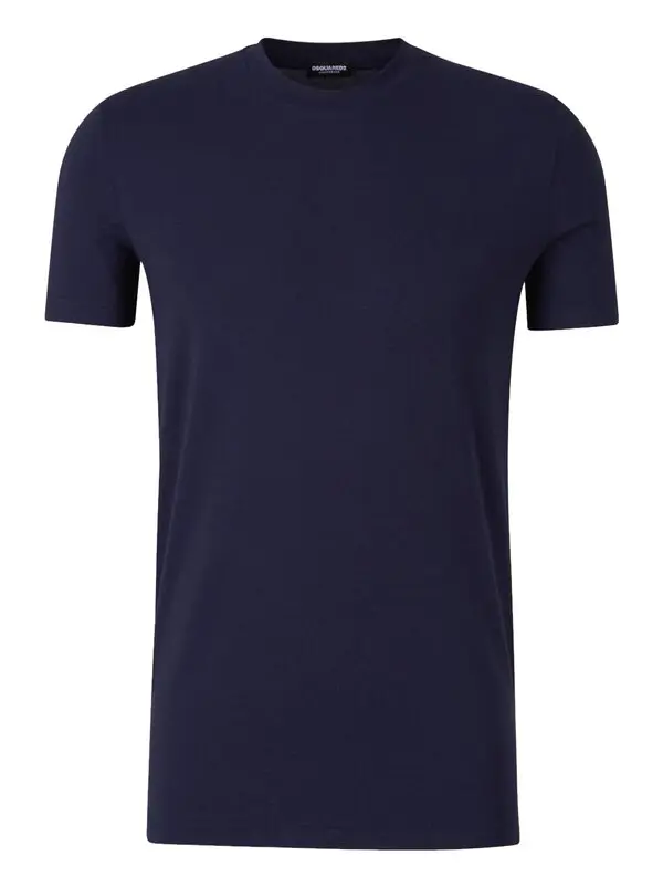 Dsquared2 Logo-embroidered T-shirt - Blue