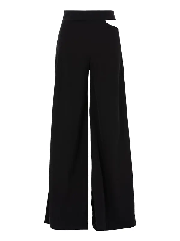 JBQ Athena Wide-leg Trousers - Black