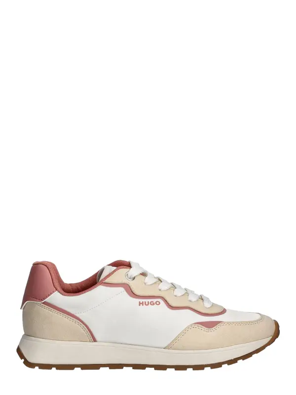 Hugo Panelled Sneakers - White