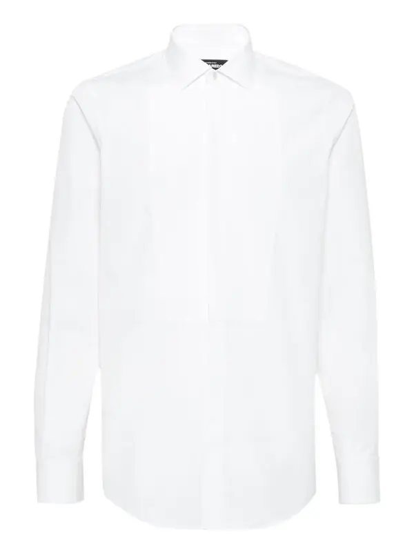 Dsquared2 Bib-front Long-sleeve Shirt - White