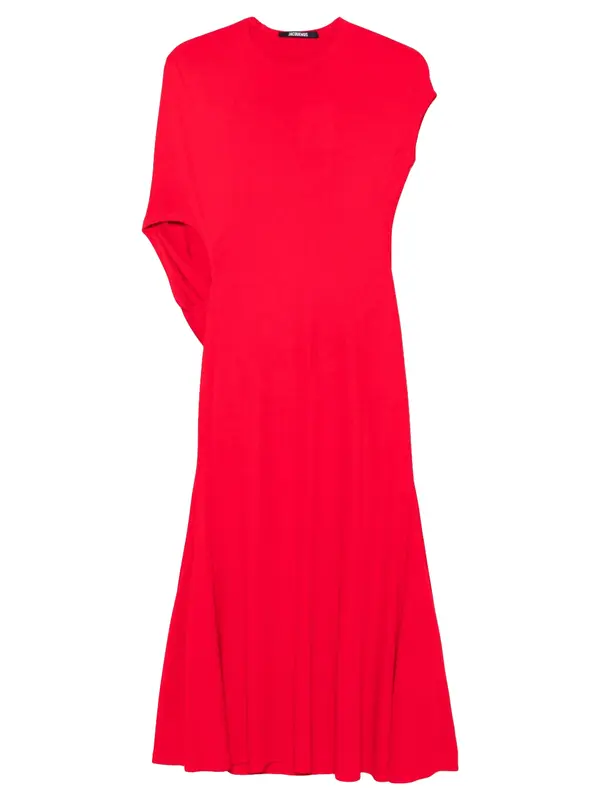 Jacquemus La Robe Salerno Midi Dress - Red