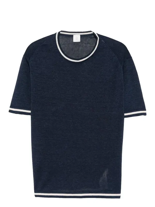 Eleventy Fine-knit T-shirt - Blue