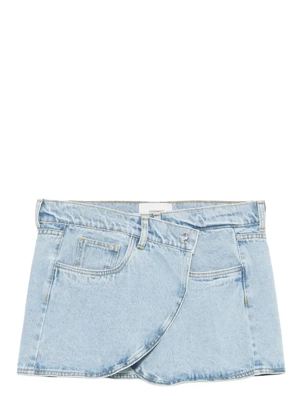 Coperni Denim Mini Skirt - Blue