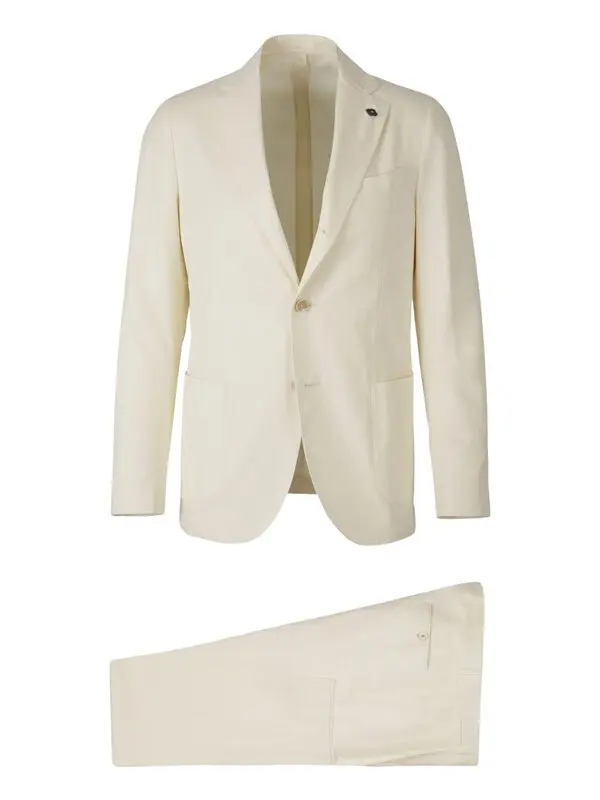 LARDINI Single-breasted Suit - Neutrals