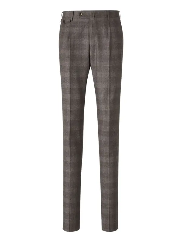 PT TORINO Prince Of Wales-patterned Trousers - Neutrals