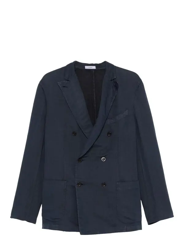 Boglioli Double-breasted Blazer - Blue