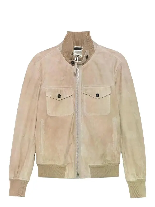 TOM FORD Suede Jacket - Grey