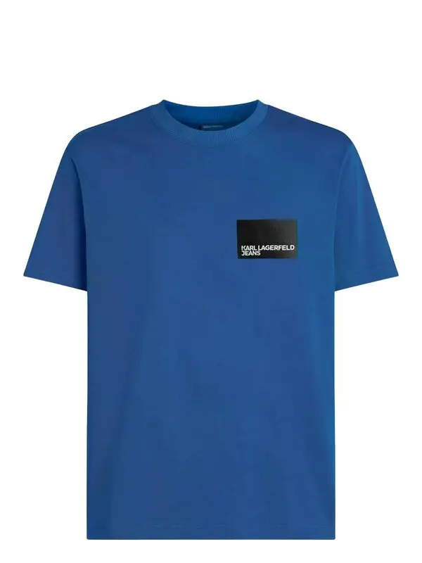 Karl Lagerfeld Logo-print T-shirt - Blue