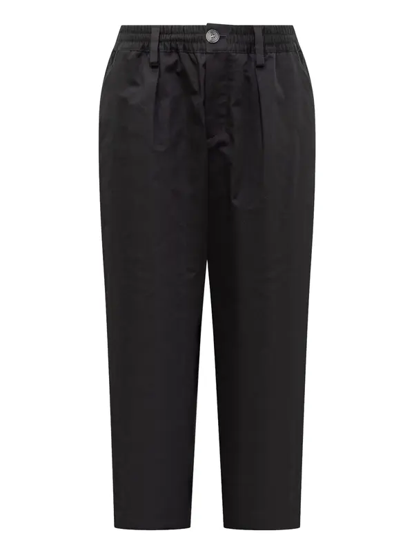 Marni Gabardine Straight Trousers - Black