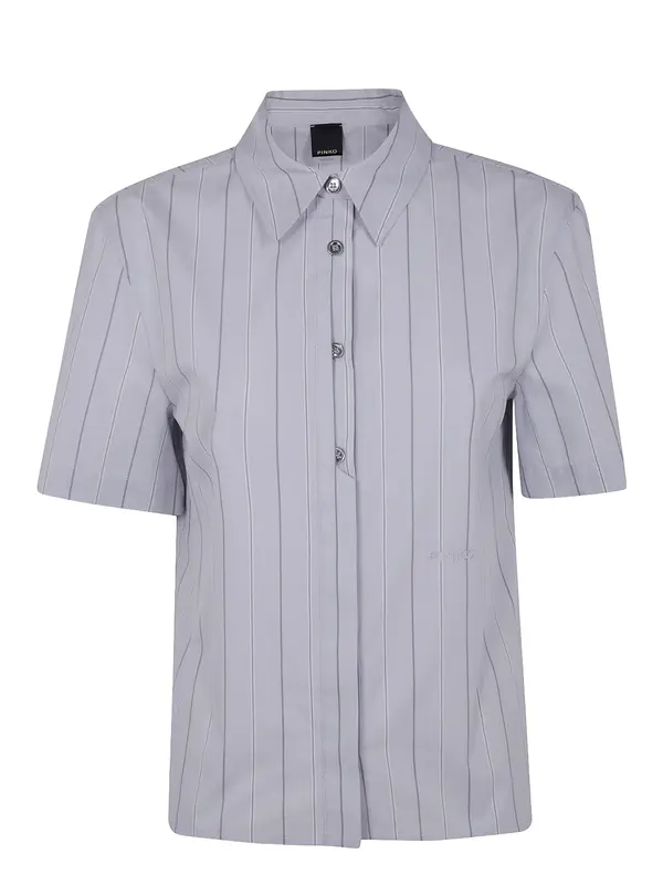 Pinko Striped Shirt - Silver