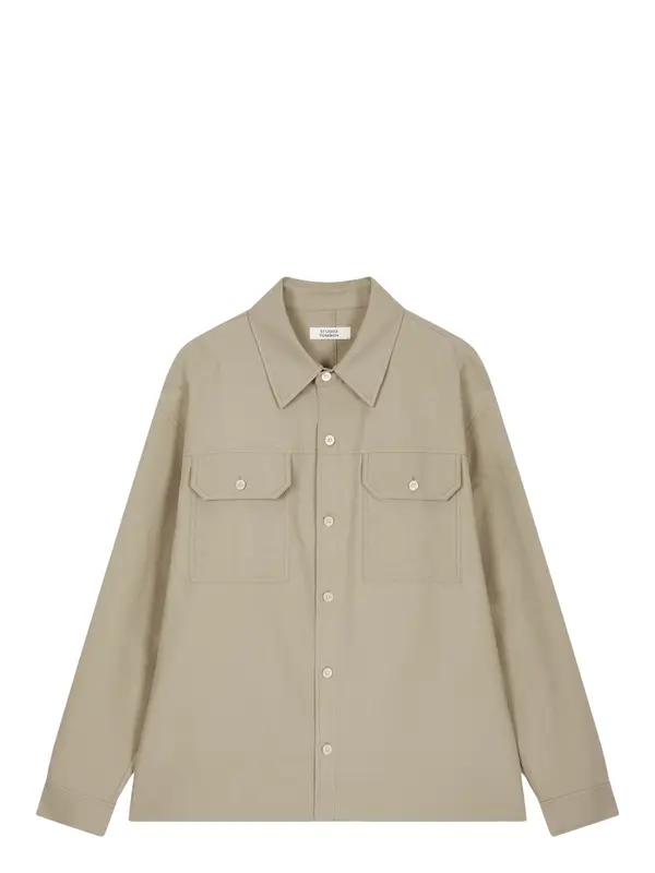 STUDIO TOMBOY Two-pocket Shirt - Brown
