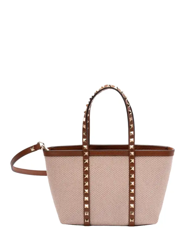 Valentino Garavani Check-pattern Tote Bag - Brown