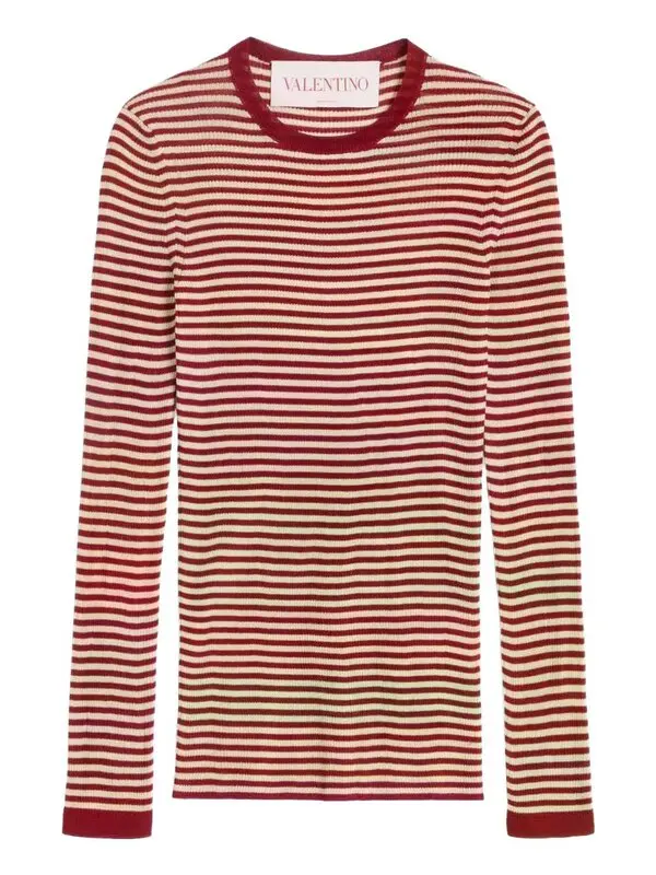 Valentino Garavani Silk Sweater - Red