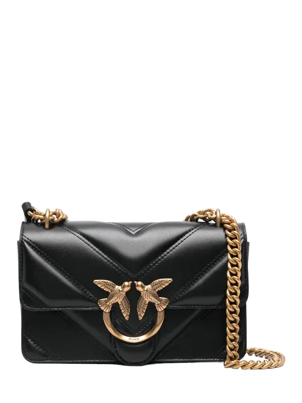 Pinko Mini Love One Crossbody Bag - Black