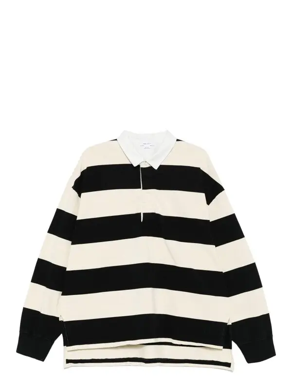 Alexander McQueen Striped Polo Shirt - Neutrals
