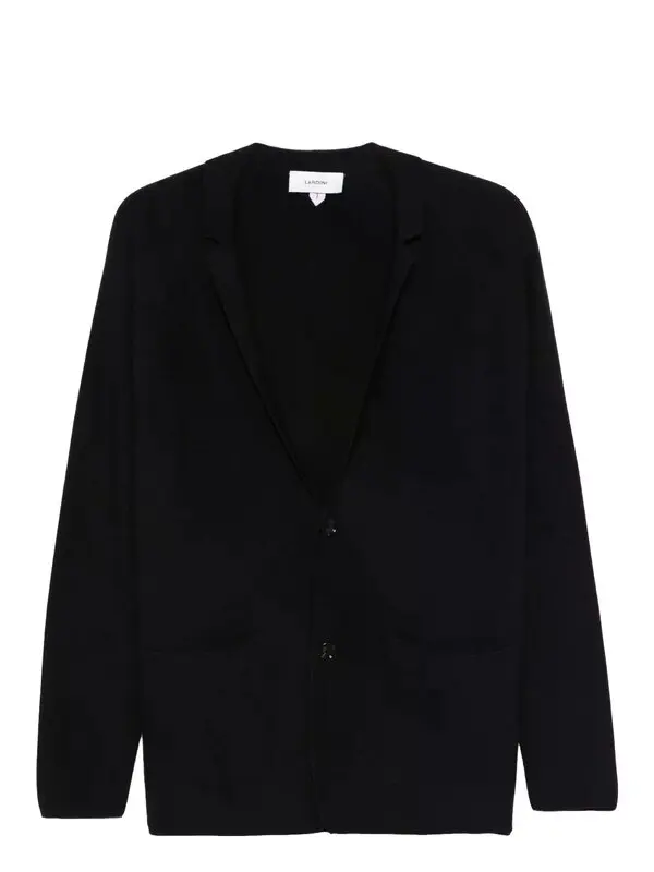 LARDINI Knitted Blazer - Blue