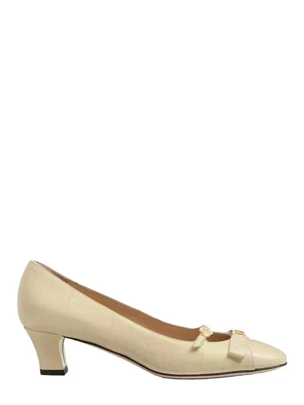 Valentino Garavani 45mm Bowow Décolleté Pumps - Neutrals