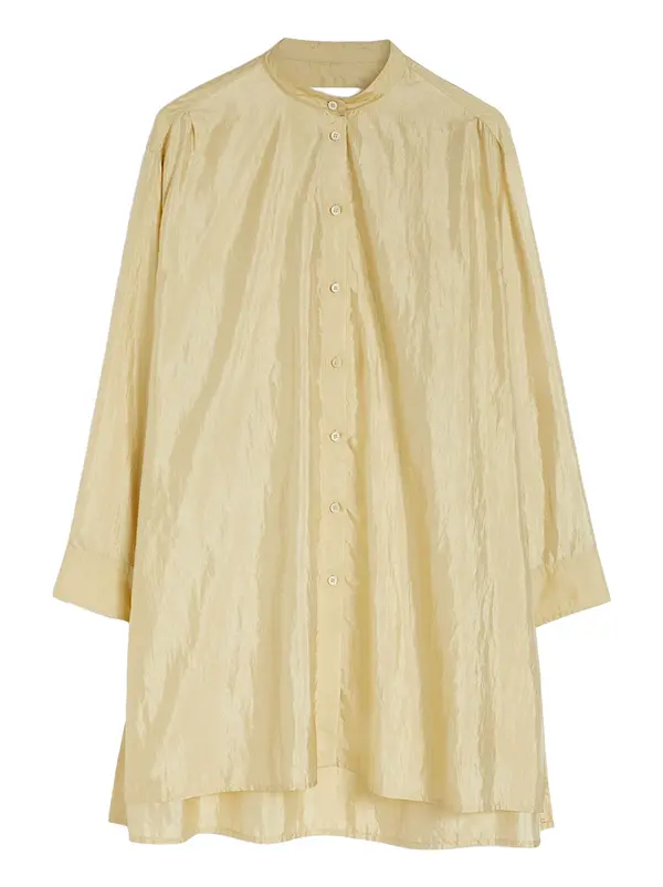 JIL SANDER Buttoned Long Shirt - Yellow