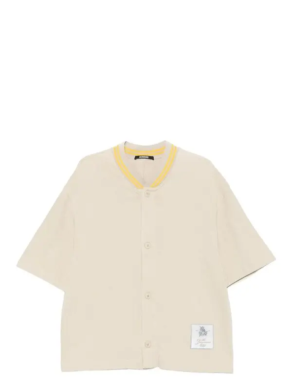 Jacquemus La Chemise Baseball Mc Shirt - Neutrals