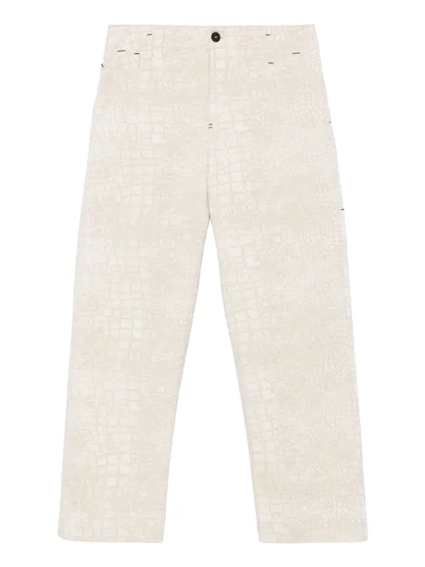 Jacquemus Fernando De-nîmes Trousers - Neutrals