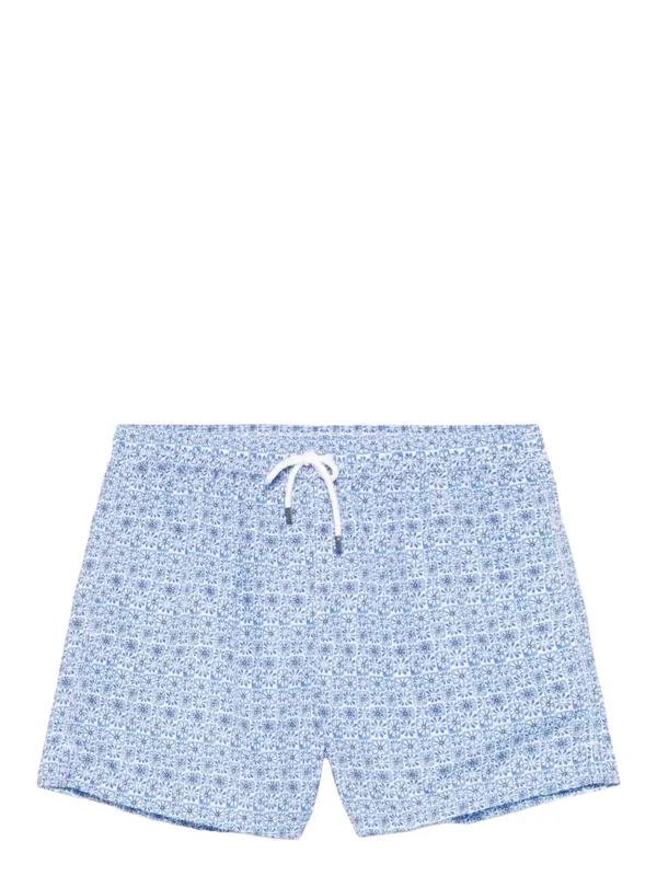 Fedeli Madeira Swim Shorts - Blue