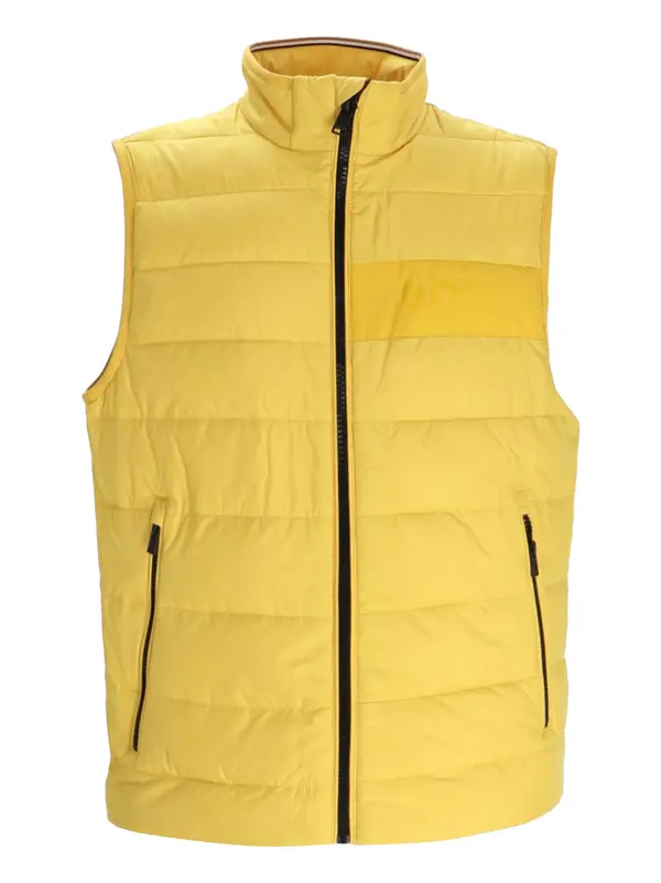 BOSS Quilted Zip-fastened Vest - Yellow