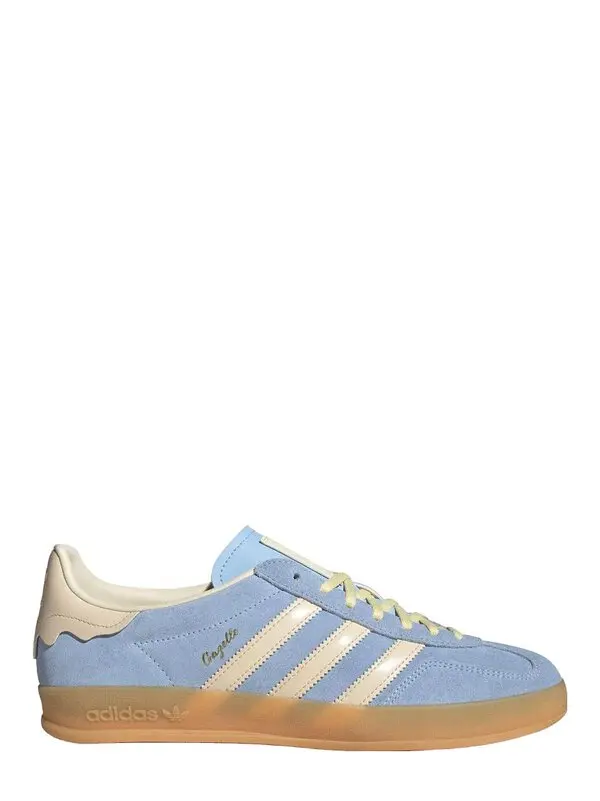 Adidas Gazelle Indoor Sneakers - Light Blue/off White