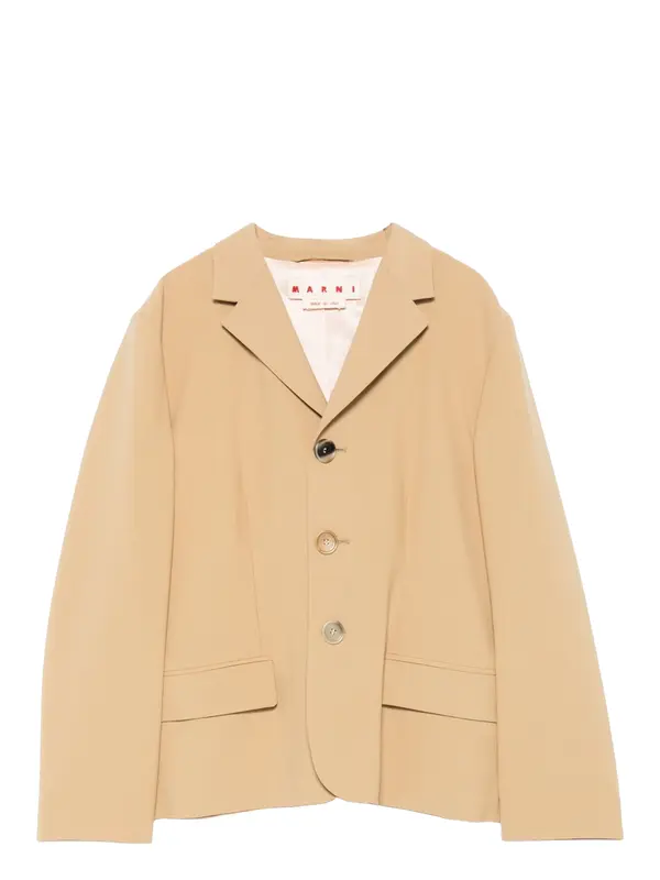 Marni Single-breasted Blazer - Neutrals