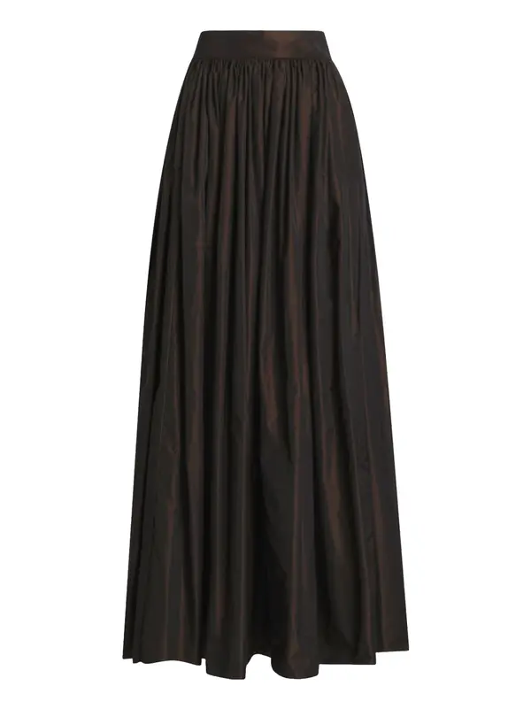 Dolce & Gabbana Iridescent-effect Maxi Skirt - Brown