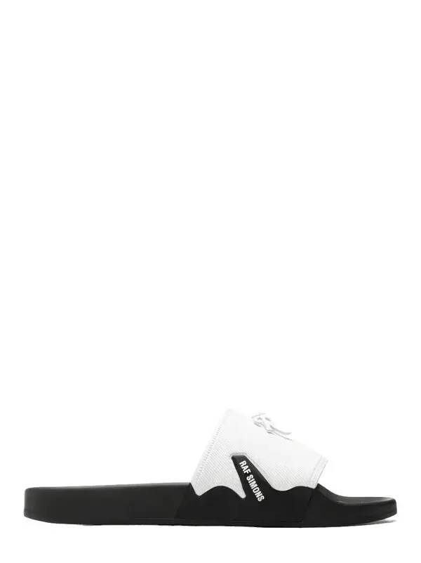 Raf Simons Astra Logo-embellished Slides - White