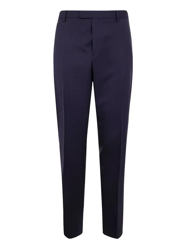 Paul Smith Pressed-crease Tapered Trousers - Purple