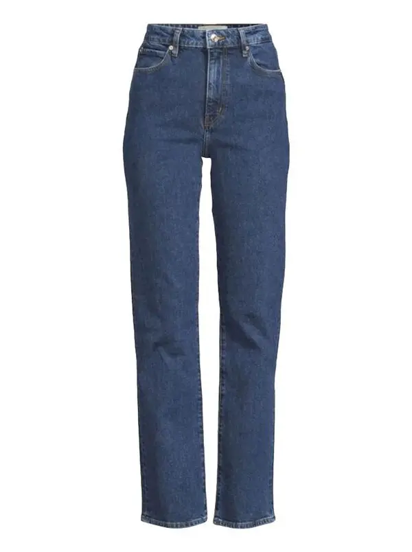 FRAME The Ruler Straight Leg Jeans - Blue