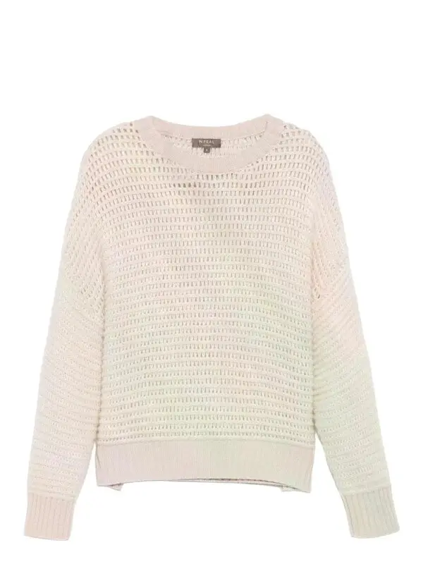 N.peal Mesh Knit Pullover - Neutrals