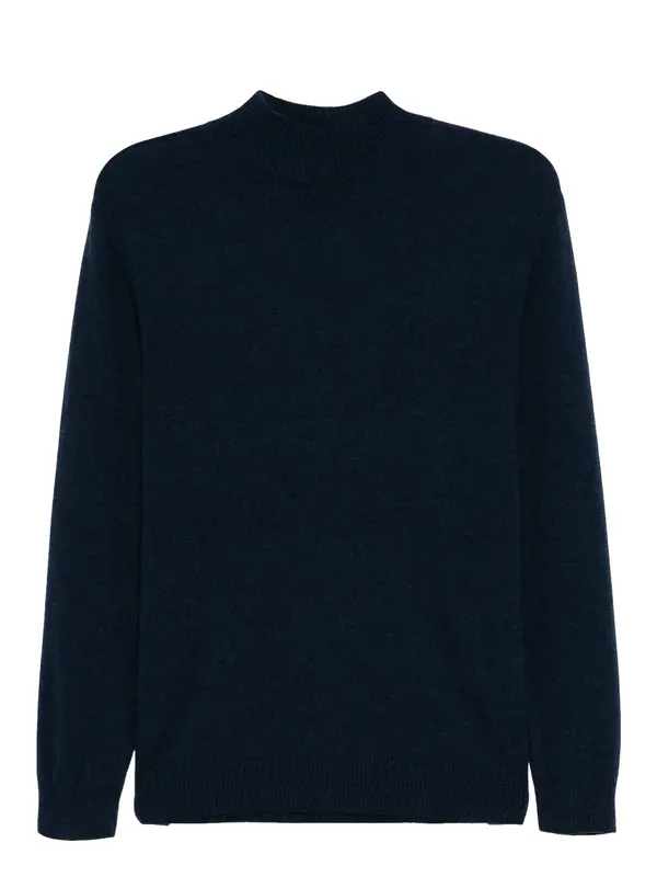 N.peal Mayfair Turtleneck Jumper - Blue