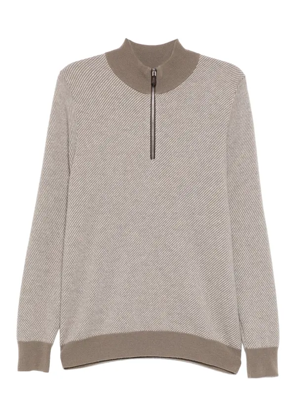 N.peal Temple Jumper - Brown