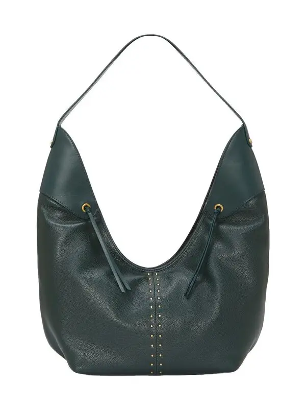 Vince Camuto Ganya Leather Hobo Bag - Blue 01