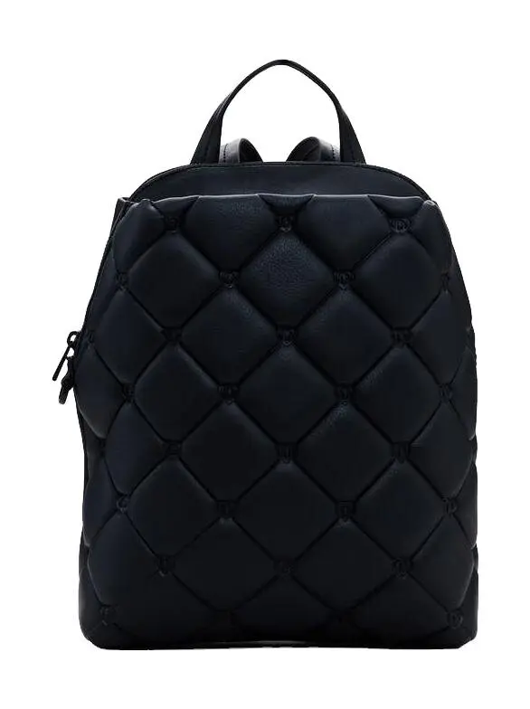 Desigual Faux Leather Backpack - Black
