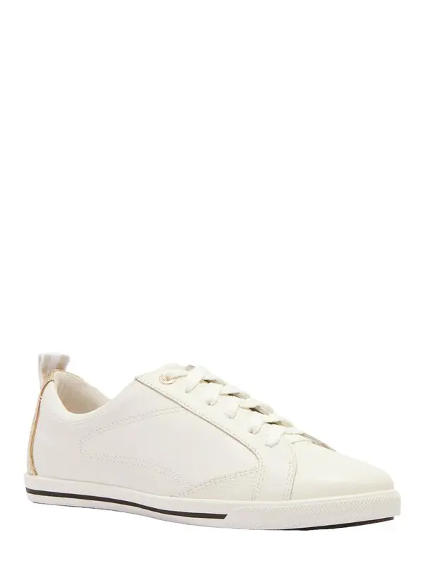 FRANKIE4 Asher Leather Sneakers - White/ Gold