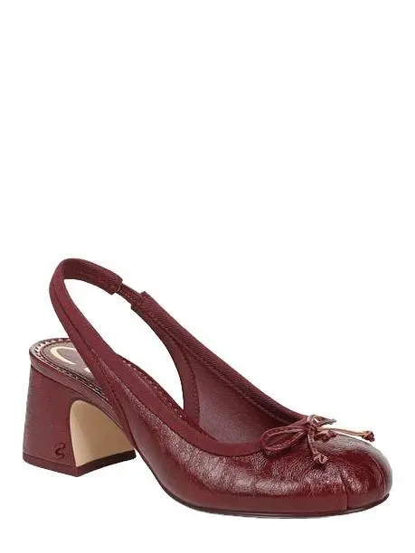 CIRCUS NY BY SAM EDELMAN Diane Slingback Pumps - Chianti
