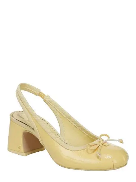 CIRCUS NY BY SAM EDELMAN Diane Slingback Pumps - Sunny Lemon