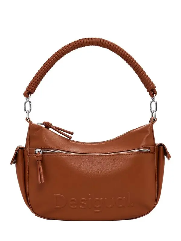 Desigual Quilted Handbag - Camel