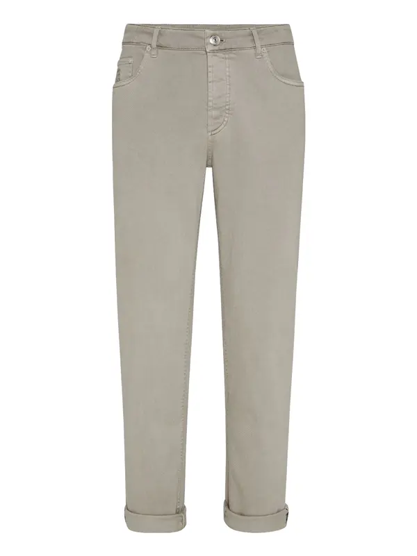 Brunello Cucinelli Five-pocket Jeans - Grey