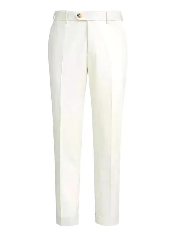Brunello Cucinelli Gabardine Trousers - White